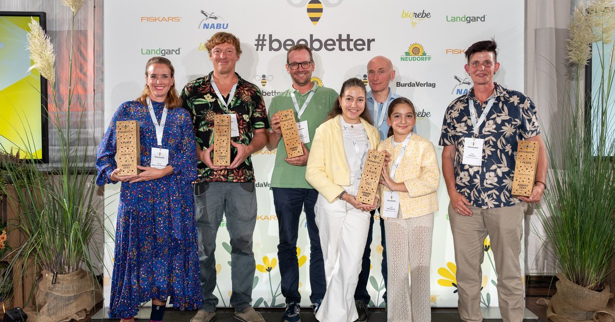 #beebetter-Awards 2023: Bundesweit vorbildliche Wildbienenschutzprojekte ausgezeichnet | Burda News