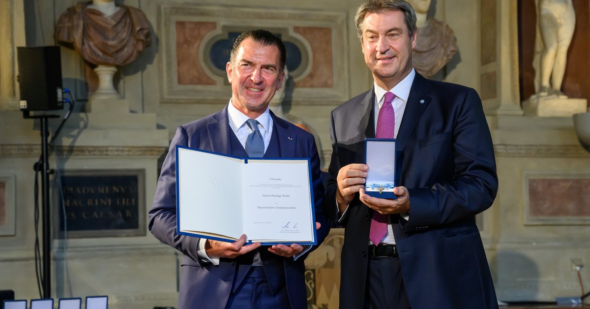Große Ehrung in der Münchner Residenz: Philipp Welte erhält Bayerischen ...