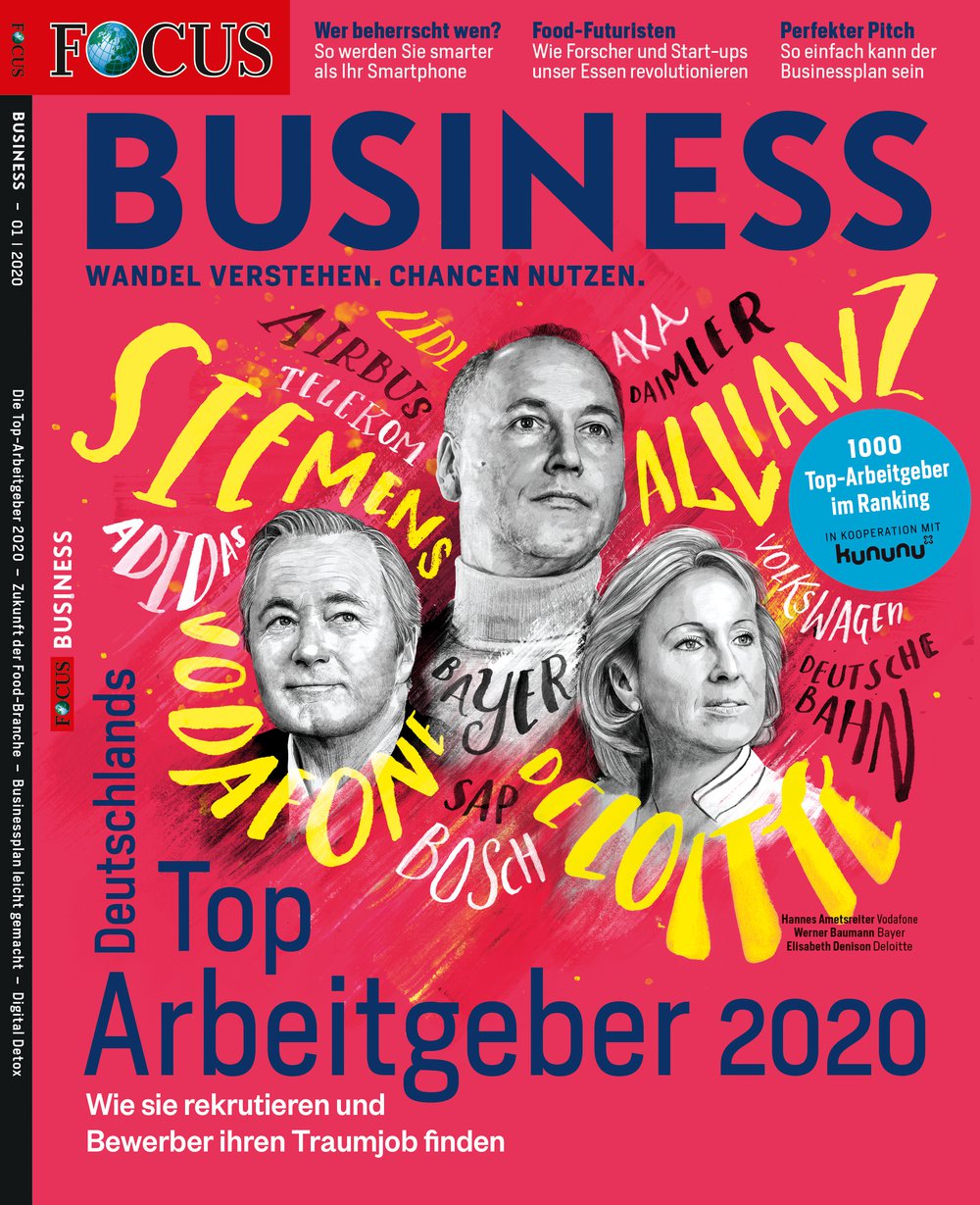Focus Business: Die Top-Arbeitgeber Deutschlands | Burda News